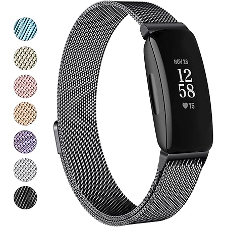 Amazon.com: PACK 3 Silicone Bands for Fitbit Inspire HR & Fitbit ...