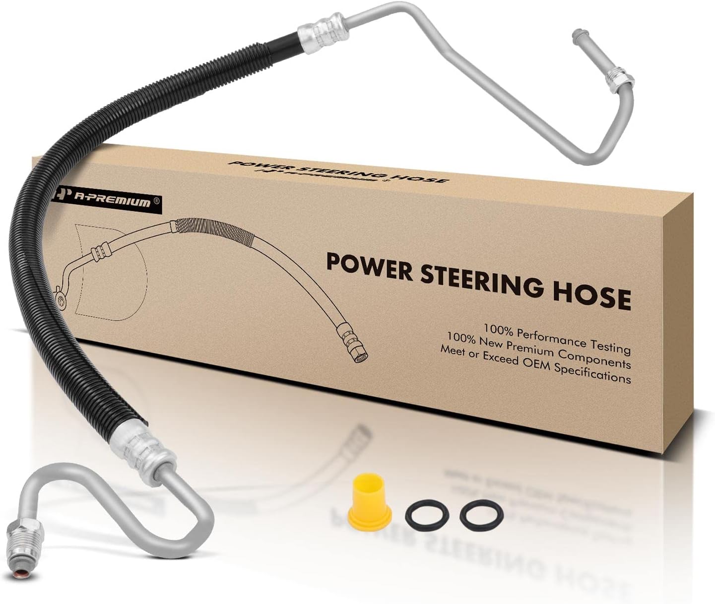 Amazon.com: Edelmann 80340 Power Steering Pressure Hose: Replacement ...