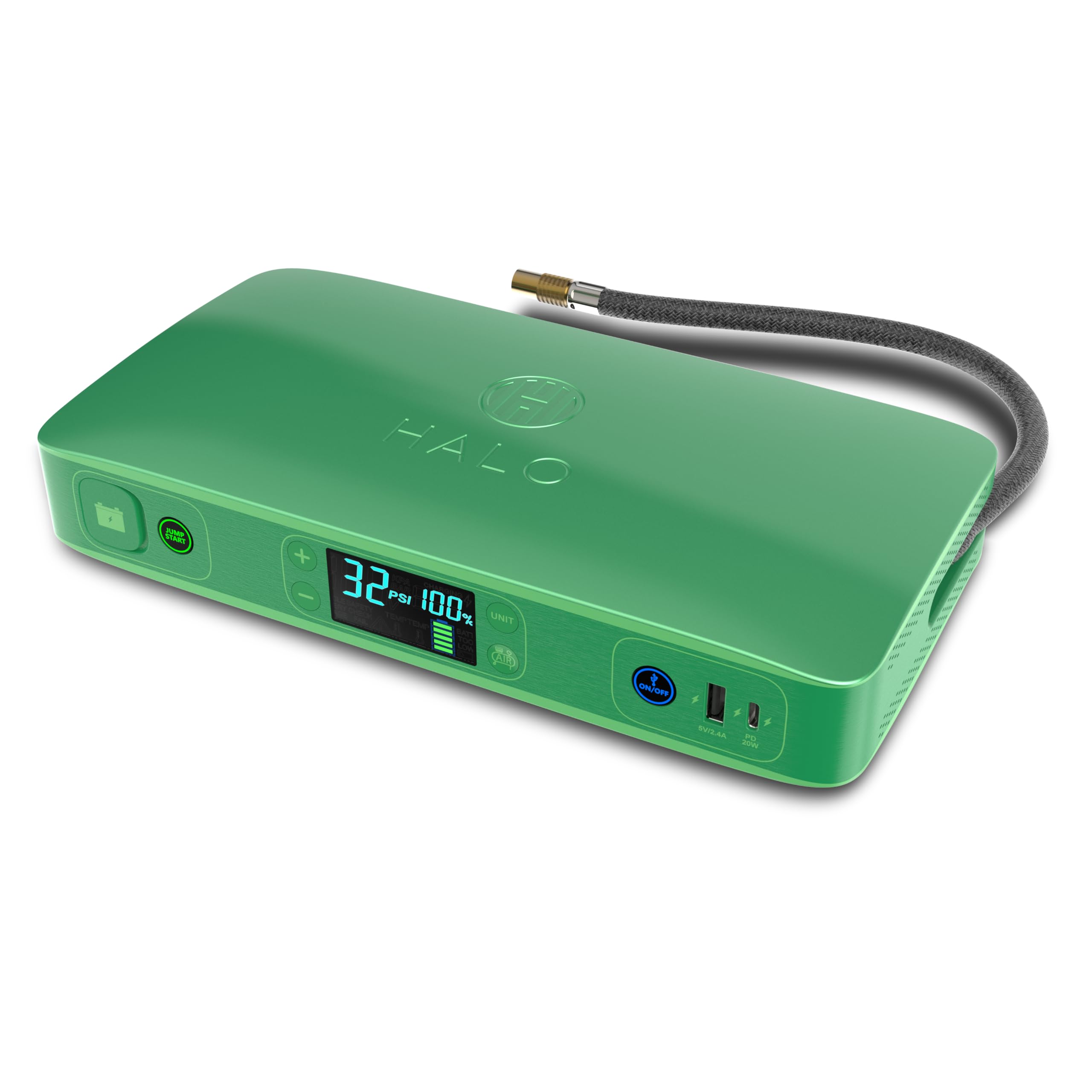 Snapklik.com : HALO Bolt Ultimate 2.0, Portable Vehicle Jump Starter