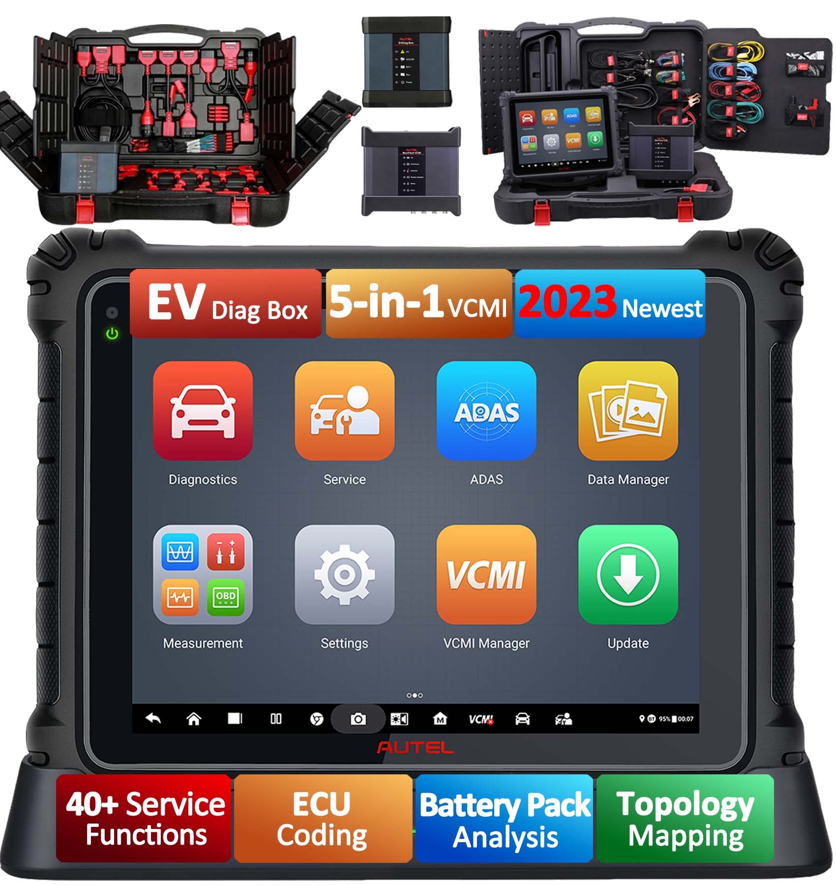 Autel Maxisys Ultra Ev Obd2 Scanner Intelligent Diagnostic Scan Tool ...