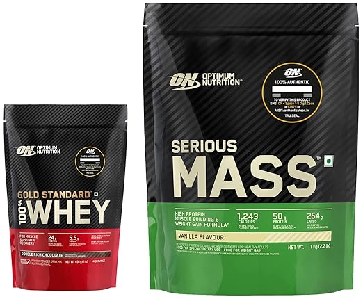 OPTIMUM NUTRITION (ON) Gold Standard 100% Whey Protein Powder 1 Lbs ...