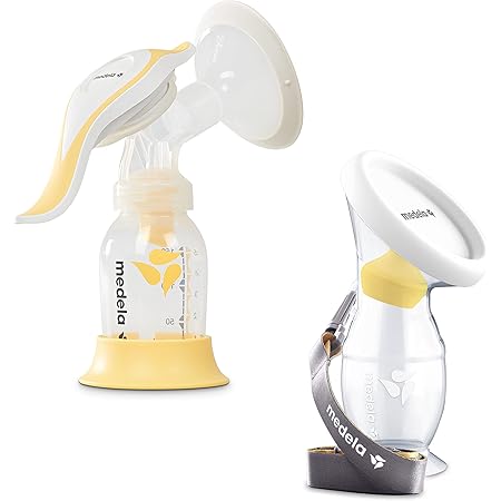 Amazon.com : Medela Manual Breast Pump Set - Perfect Pair Bundle, Includes Harmony Manual Breast ...