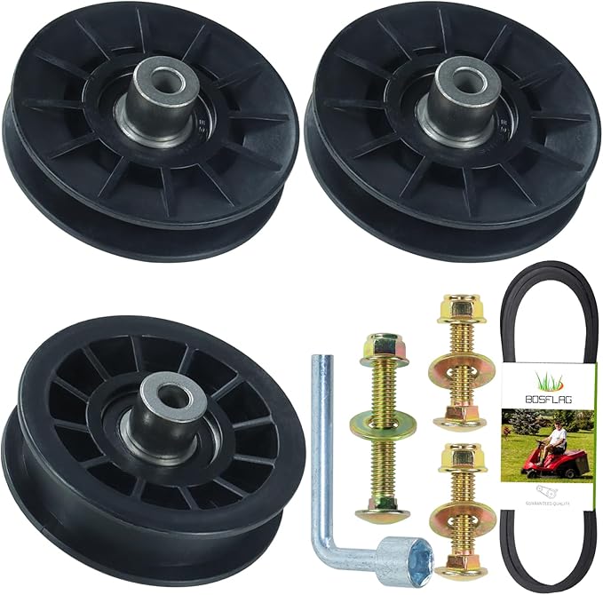 Amazon.com : BOSFLAG 2 Pack 532194326 Pulley with 532194327 Pulley ...