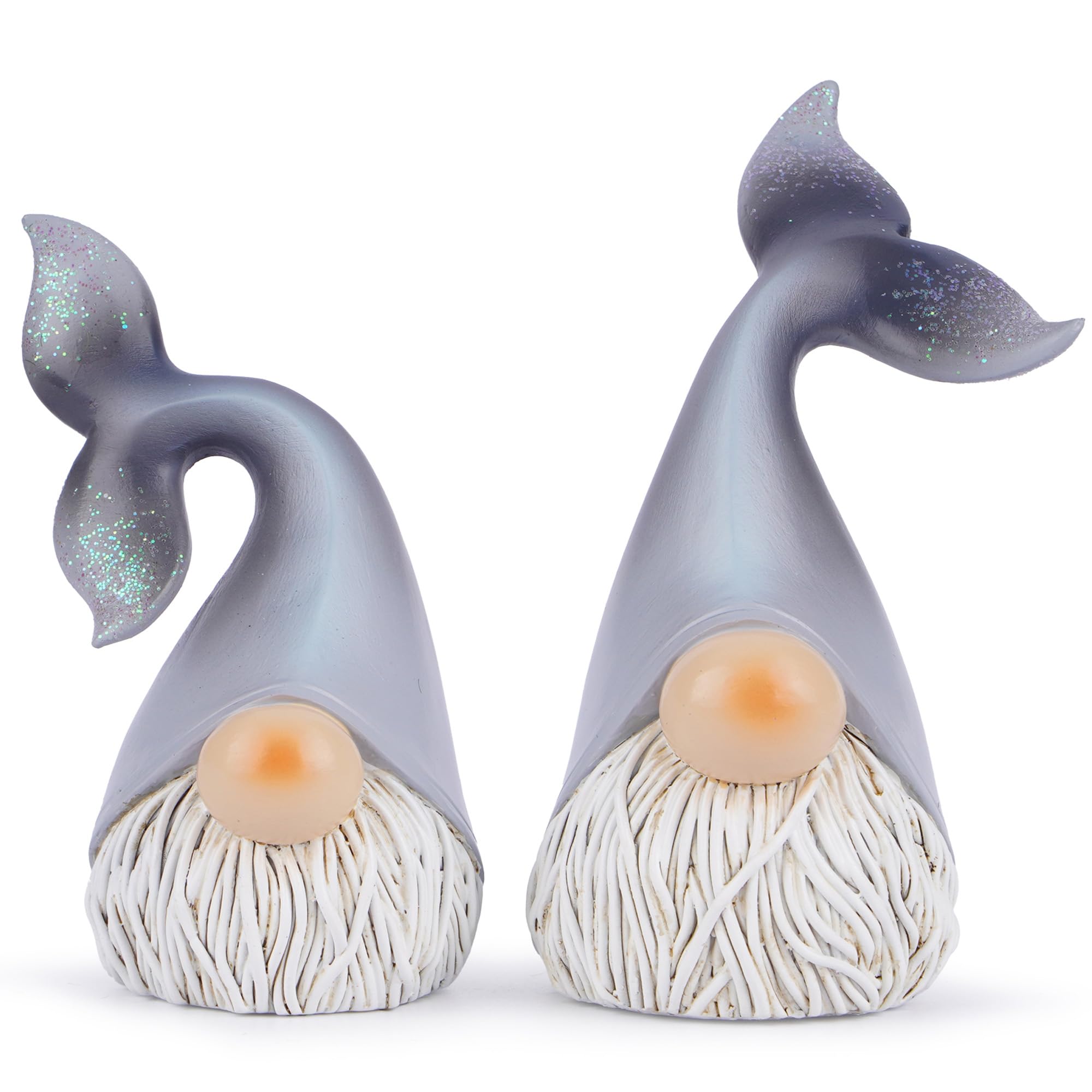 Amazon.com: Hodao 2PCS Summer Gnomes Decor Sea Fish Gnomes Decoration ...