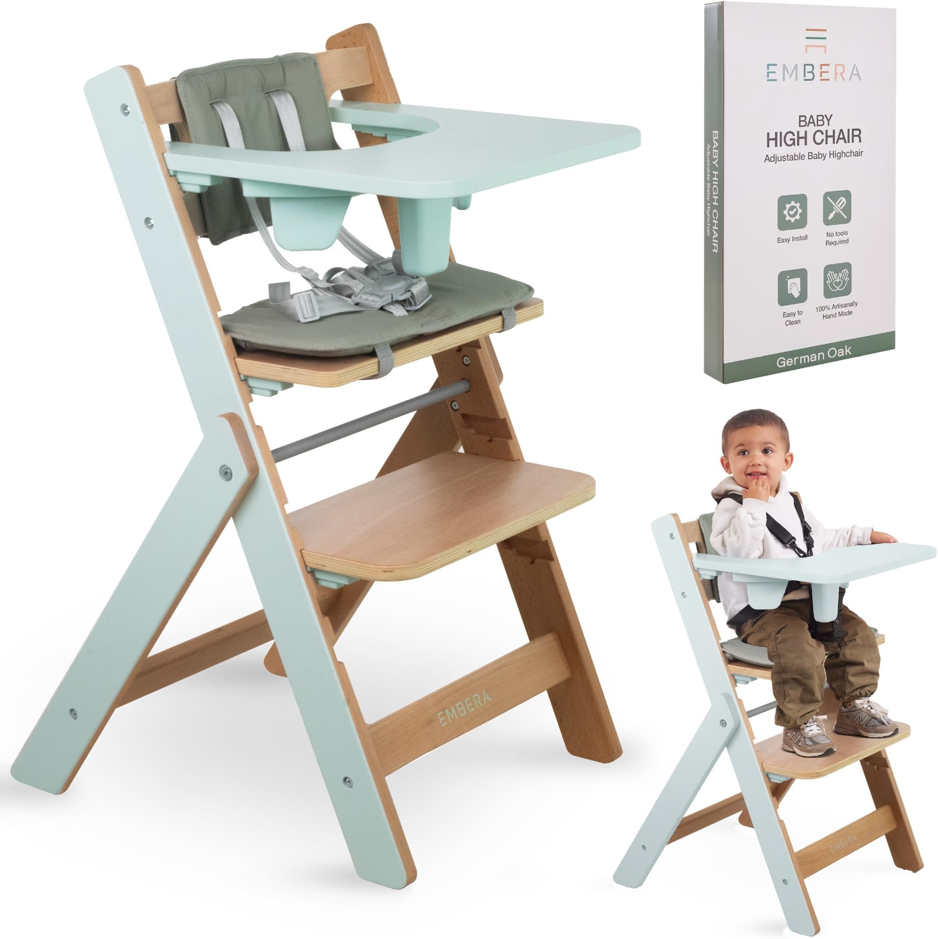 Amazon.com : Convertible Baby High Chair for Babies and Toddlers ...
