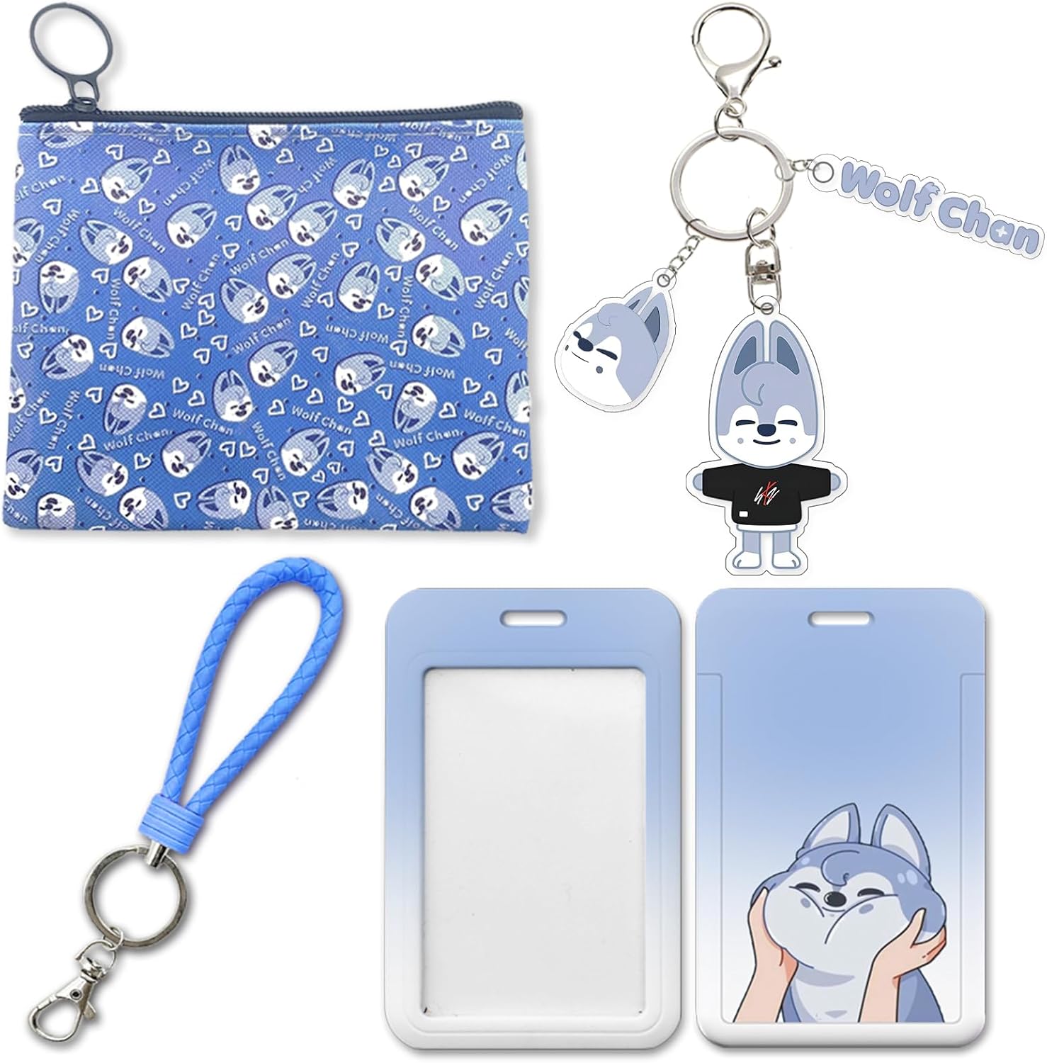 Kpop Stray-Kids Merch Set Including 1 PCS SKZOO Photocard Holder with ...