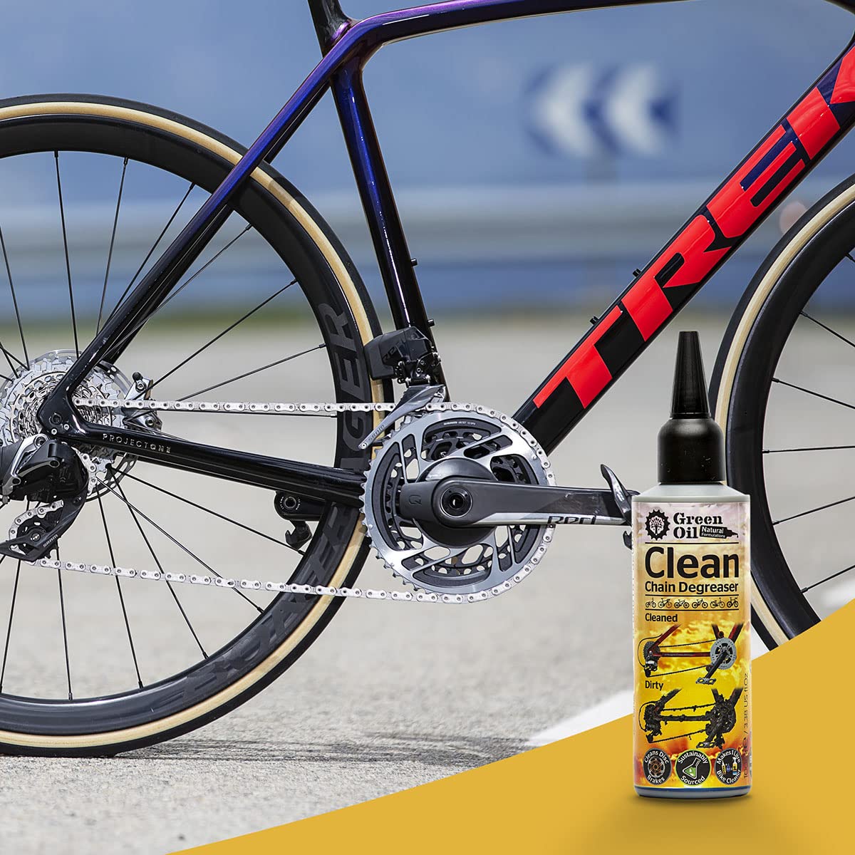 Buy Green Oil Clean Chain Cycle Degreaser Jelly, Biodegradable, Natural ...