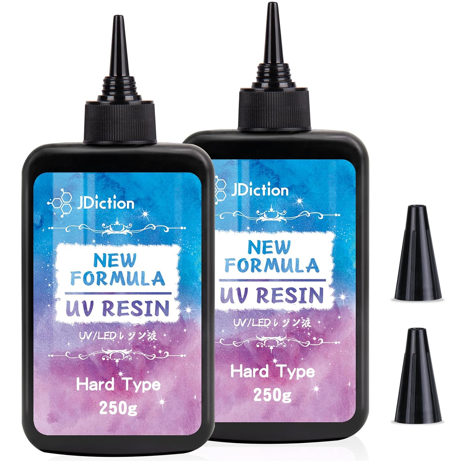 Amazon.com: JDiction 500g UV Resin; New Formula Crystal Clear UV Resin ...