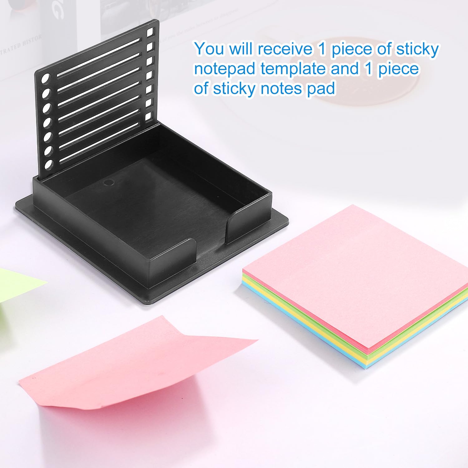 Black Sticky Notes Holder