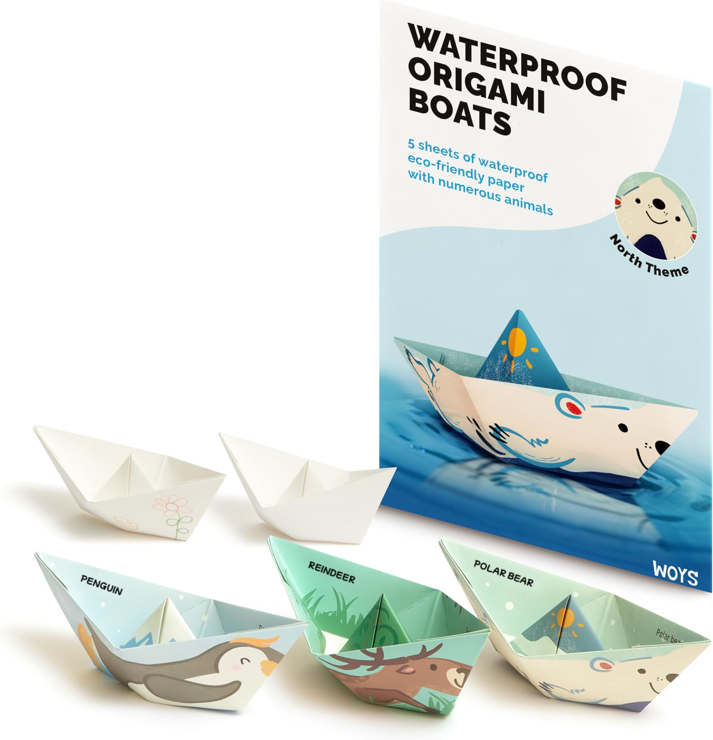 Amazon.com : Waterproof Floating Origami Boats | WOYS | Floating ships ...