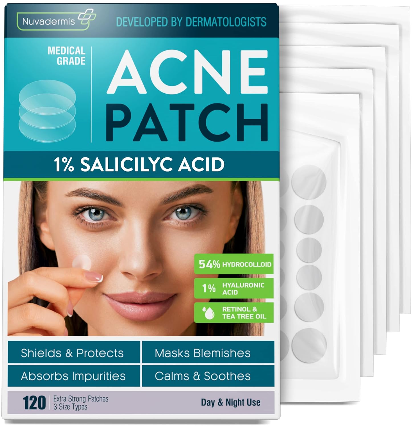 Amazon.com: Acne Pimple Patches - Dark Spot, Blemish, Zit Treatment ...