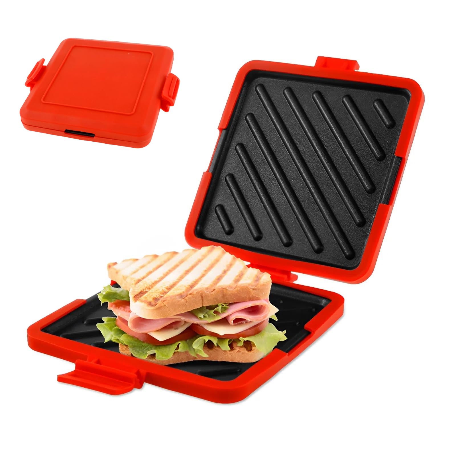 Microwave Toastie Maker, Microwave Toastie Sandwich Maker and Grill ...