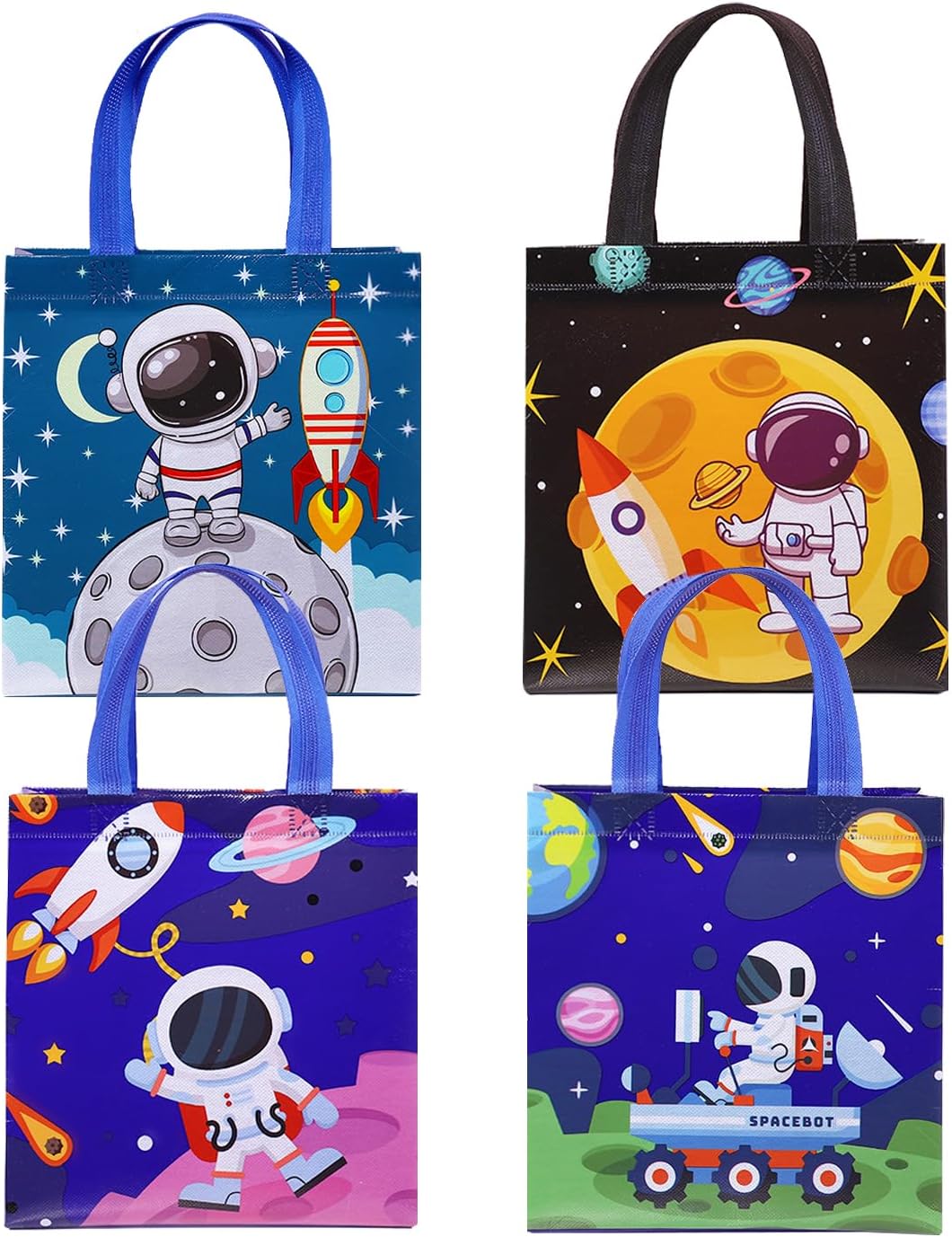 Amazon.com: YUPHUNY One Set of 12 Astronaut Gift Bags For Gift Wrapping ...