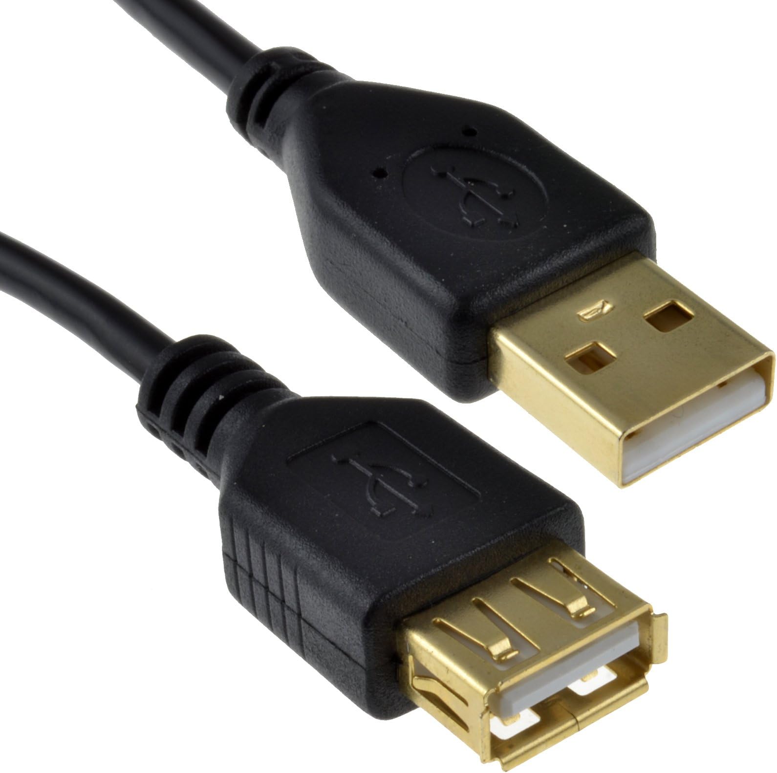 kenable GOLD USB 2.0 EXTENSION Lead 24AWG High Speed Cable A Plug to ...