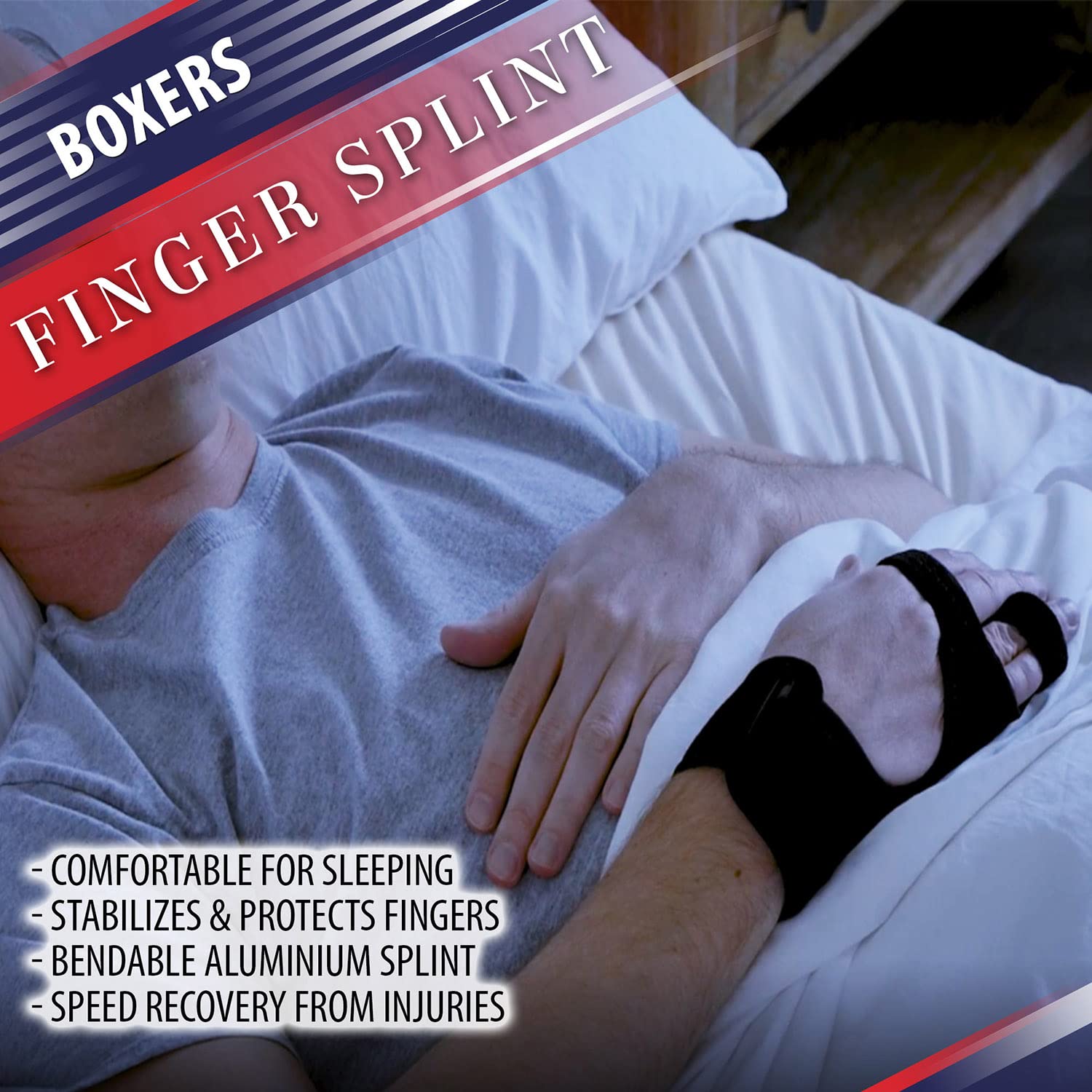 Metacarpal Finger Splint Hand Brace – Pinky Finger Splint For Boxer ...