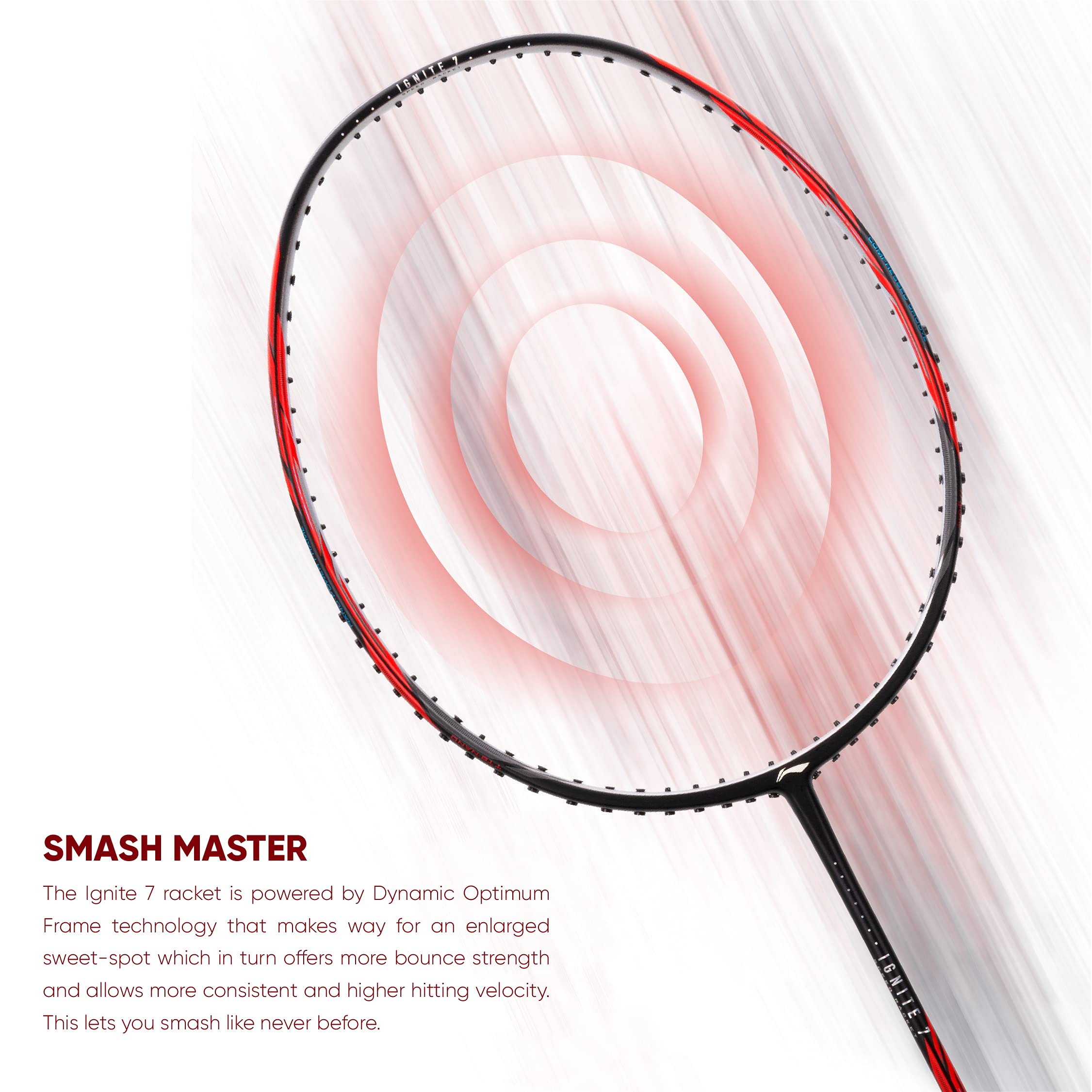Snapklik.com : Li-Ning Ignite 7 Speed Badminton Racket- Carbon Fibre ...