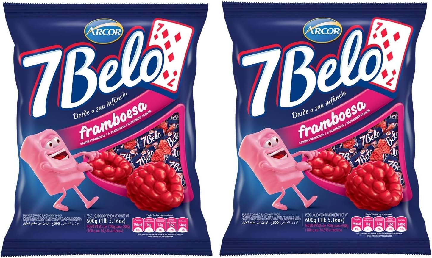 Amazon.com: Arcor - 7 Belo - Chew Candy - 500g (PACK OF 01) | Bala ...