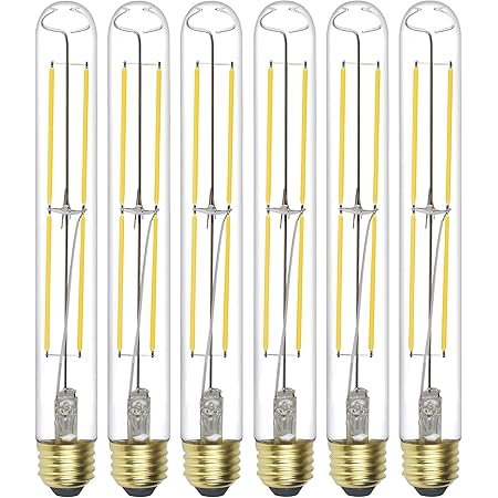 T300 6W Dimmable Led Edison Light Bulb T10(T30) Long Tubular Antique ...