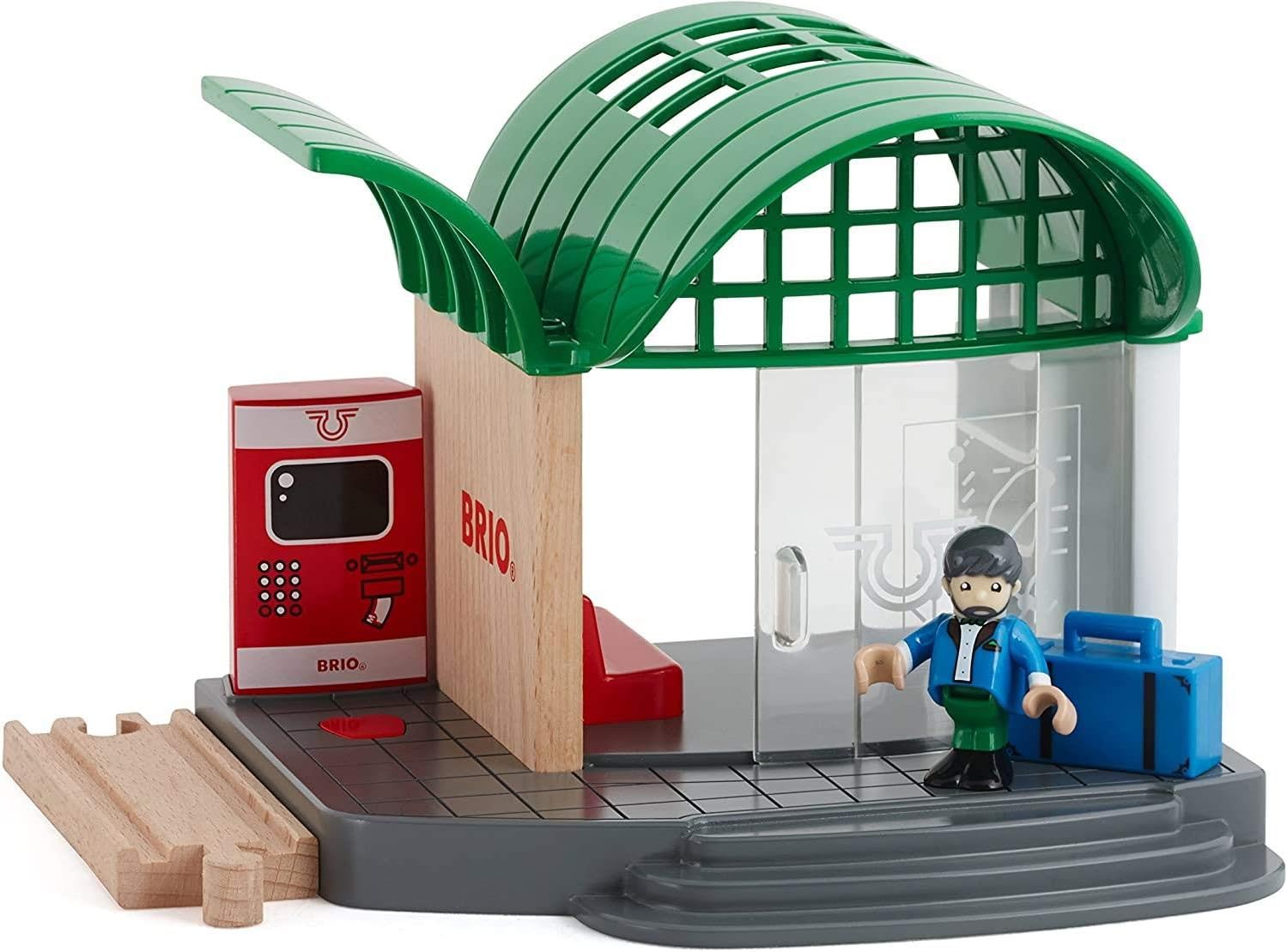 BRIO World Train Station for Kids Age 3 Years Up - Compatible with all ...