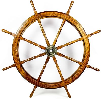 Amazon.com: Nagina International Natural Wood Premium Pirate's Boat ...