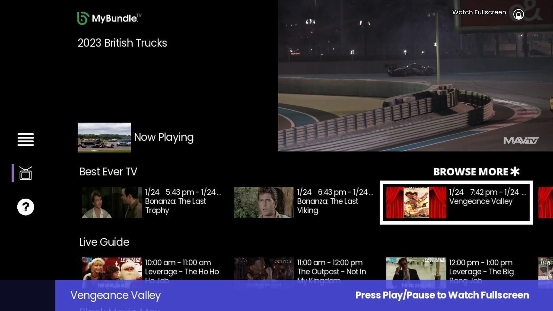 MyBundle Free TV - App on Amazon Appstore