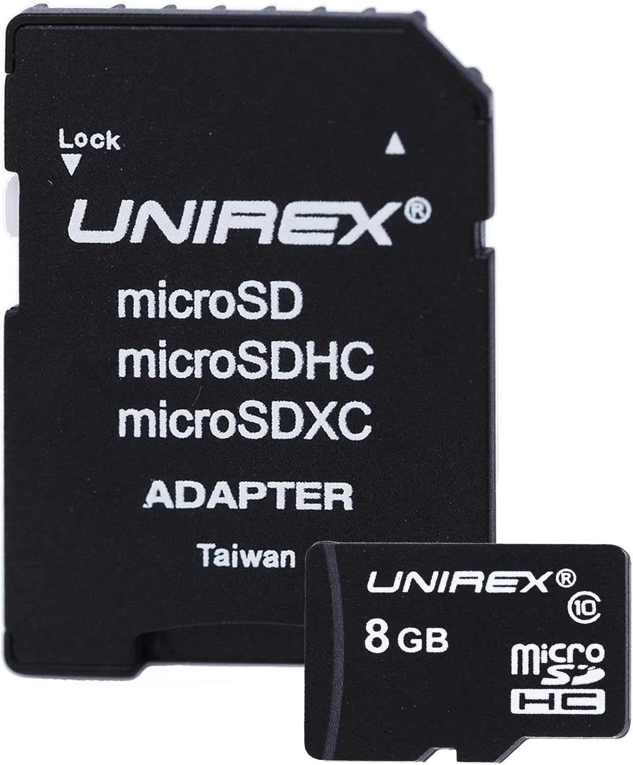 Unirex Tarjeta Micro SD de 8 GB con Adaptador SD, SDXC, SDHC, MicroSD ...
