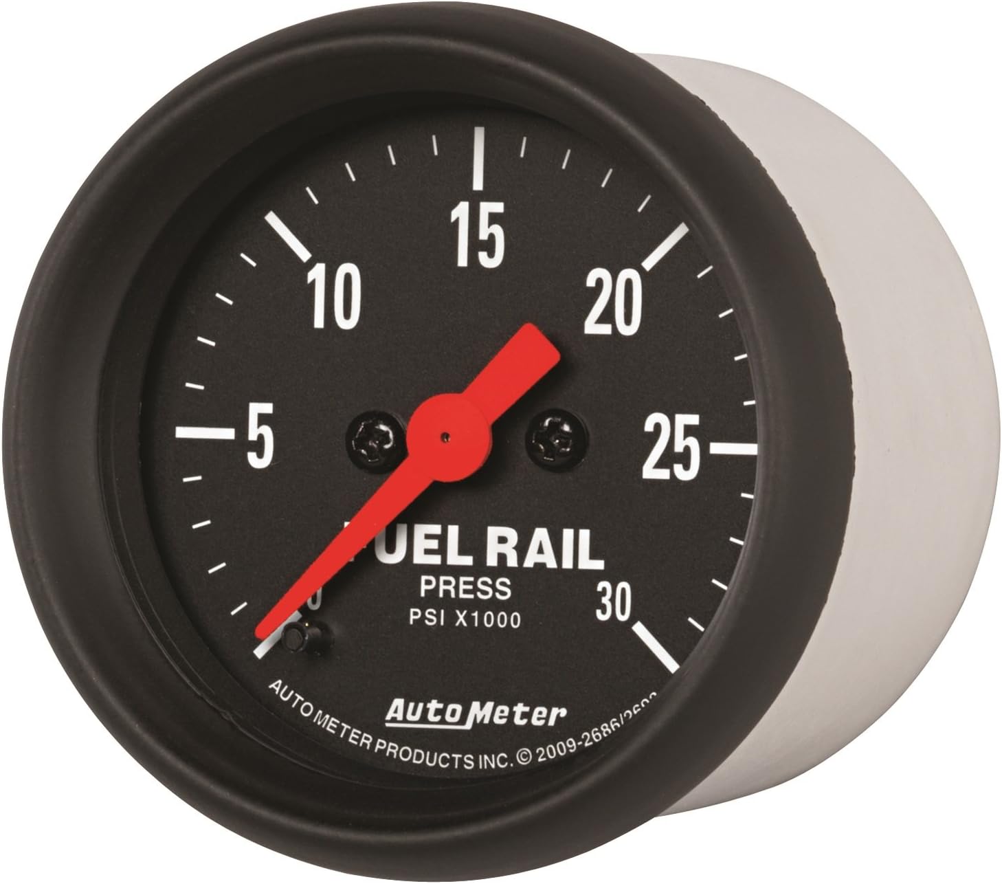 Amazon.com: AUTO METER 2686 Z-Series Fuel Rail Pressure Gauge,2.3125 in ...