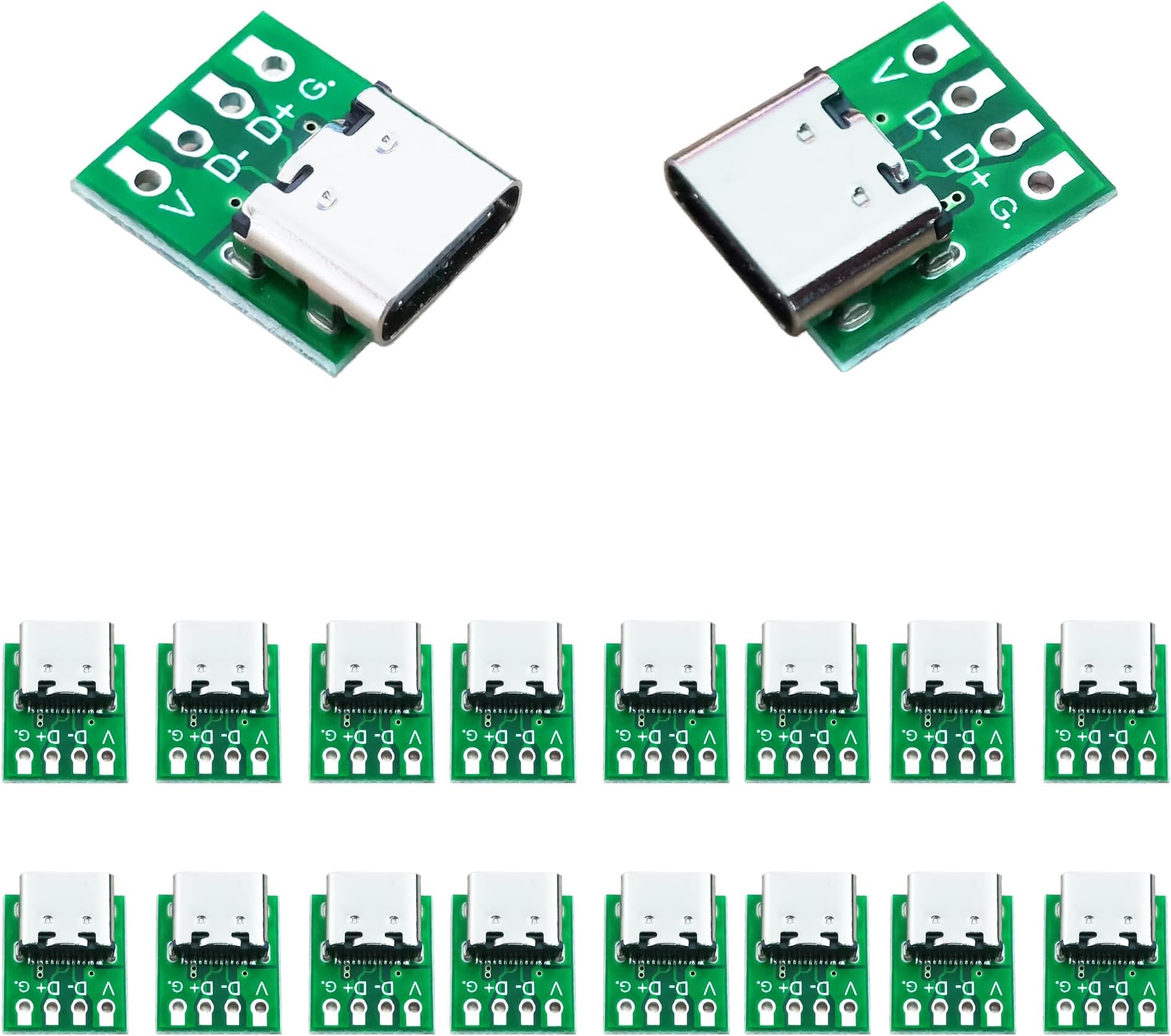 Amazon.com: UMLIFE 10PCS USB Type-C Breakout Board Serial Basic ...