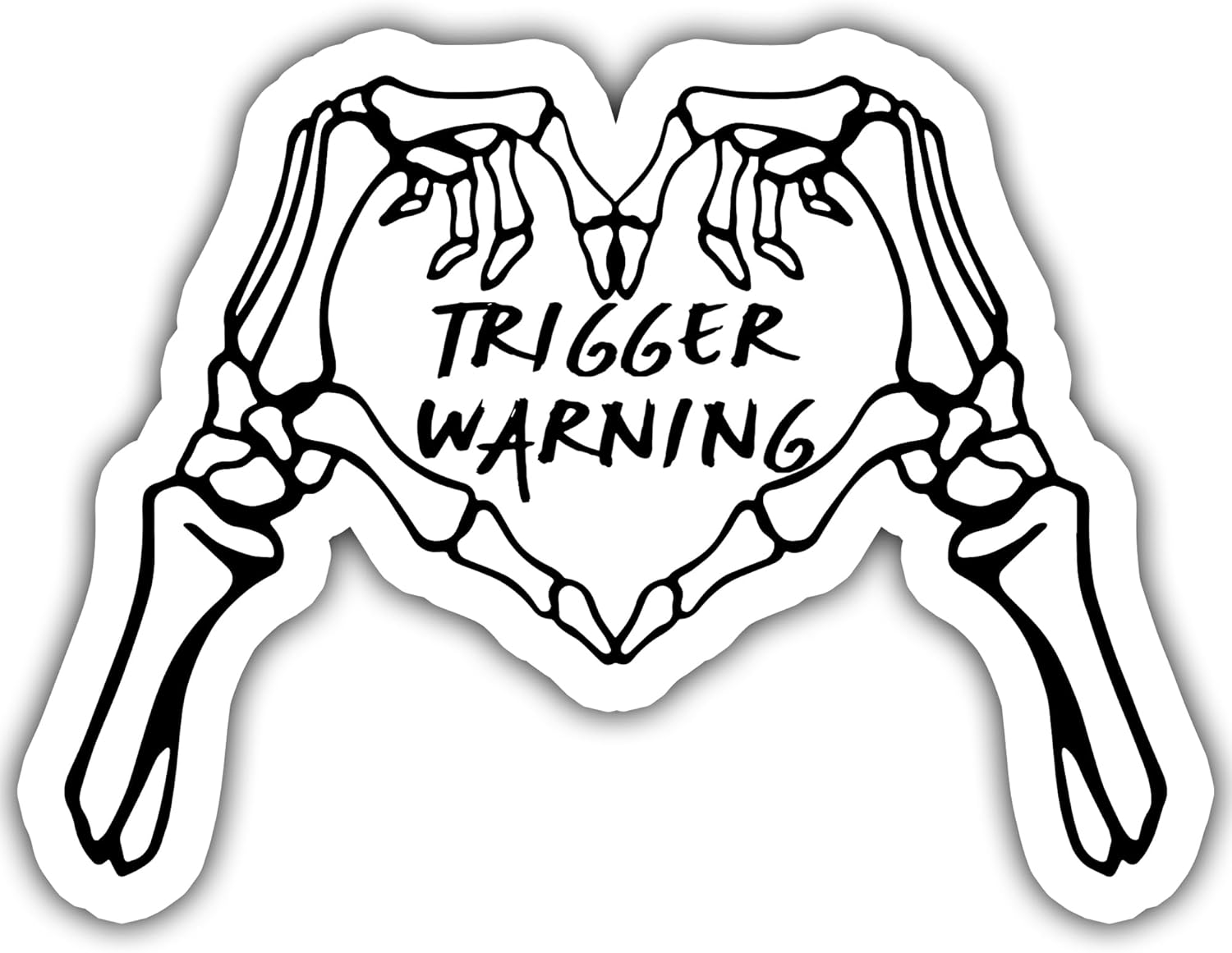 Amazon.com - (3pcs) Trigger Warning Sticker, Kindle Sticker, Book Love ...