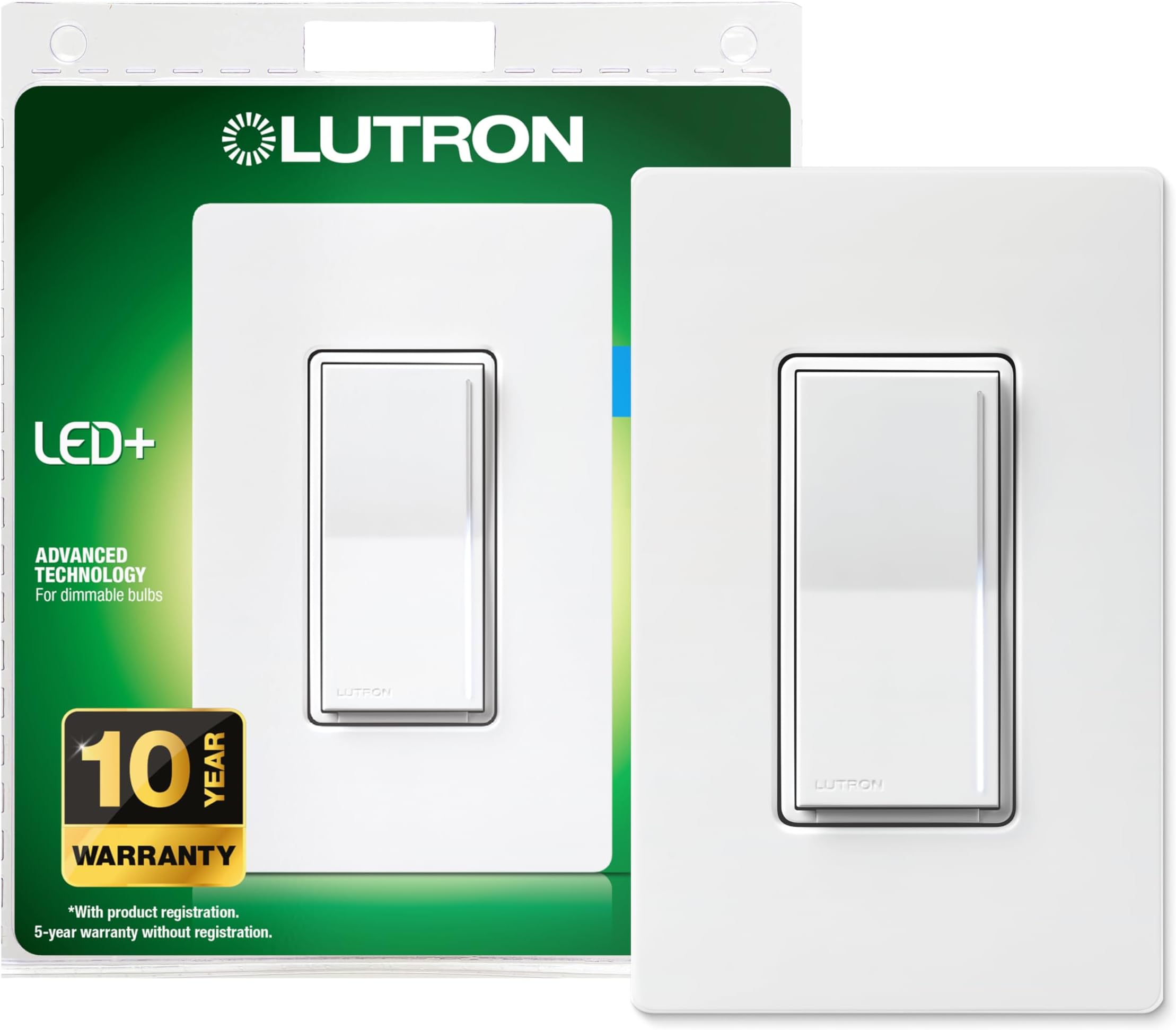 Lutron Diva 0-10V Dimmer Switch for LED Drivers or Fluorescent Ballasts ...