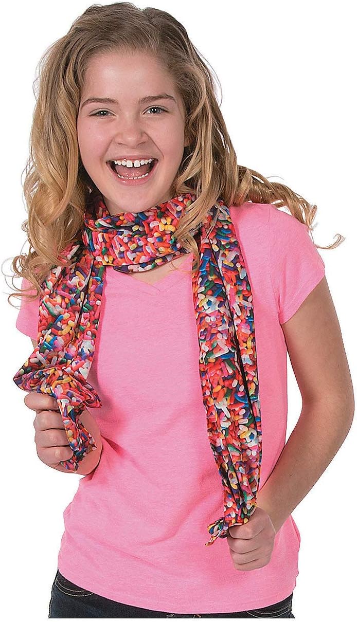 Amazon.com: Fun Express - Sprinkle Scarf - Apparel Accessories ...