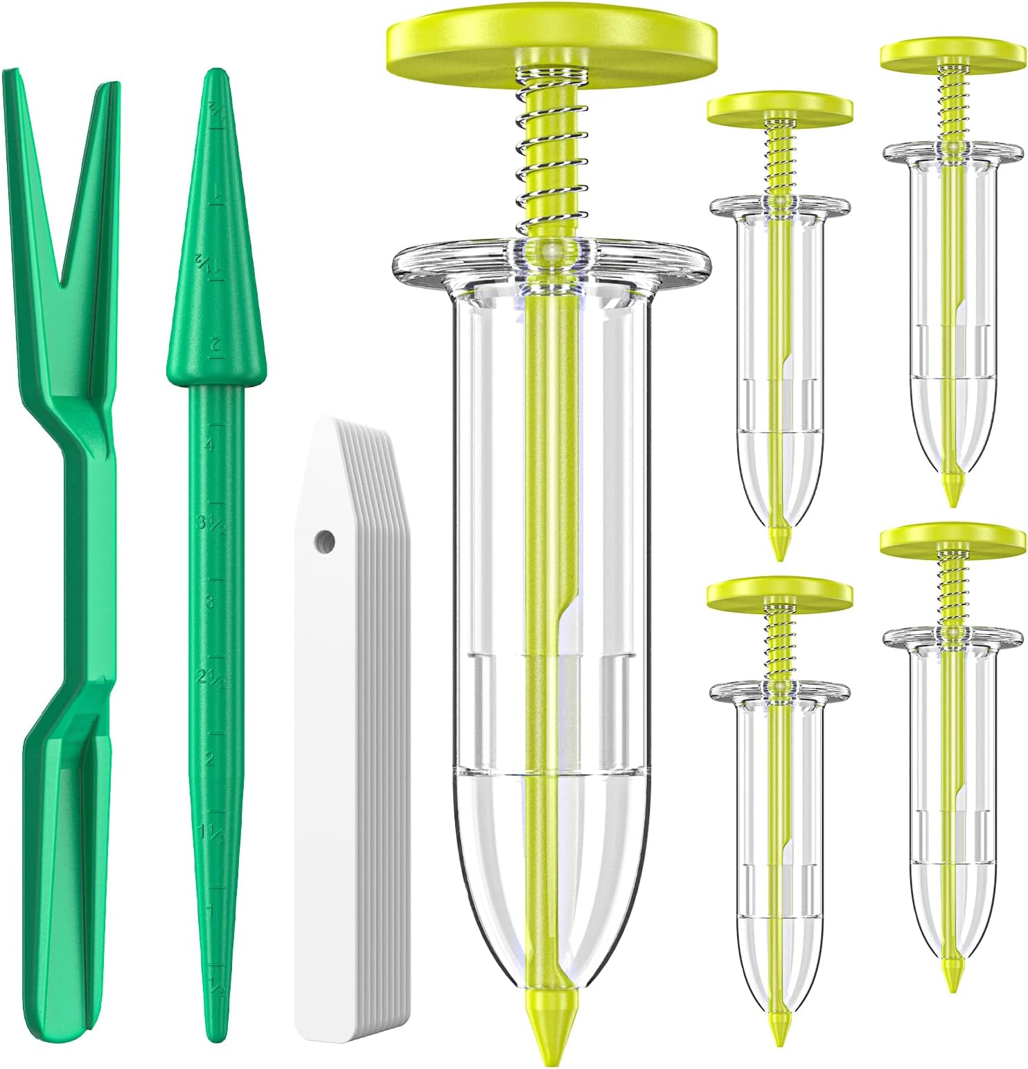 Amazon.com : HOTBEST 6 Pcs Mini Sowing Seed Dispenser, Seed Sower Tool ...