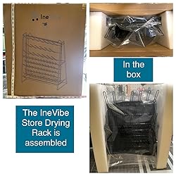Amazon.com: IneVibe Drying Rack for Lab Glassware and Bottles ...