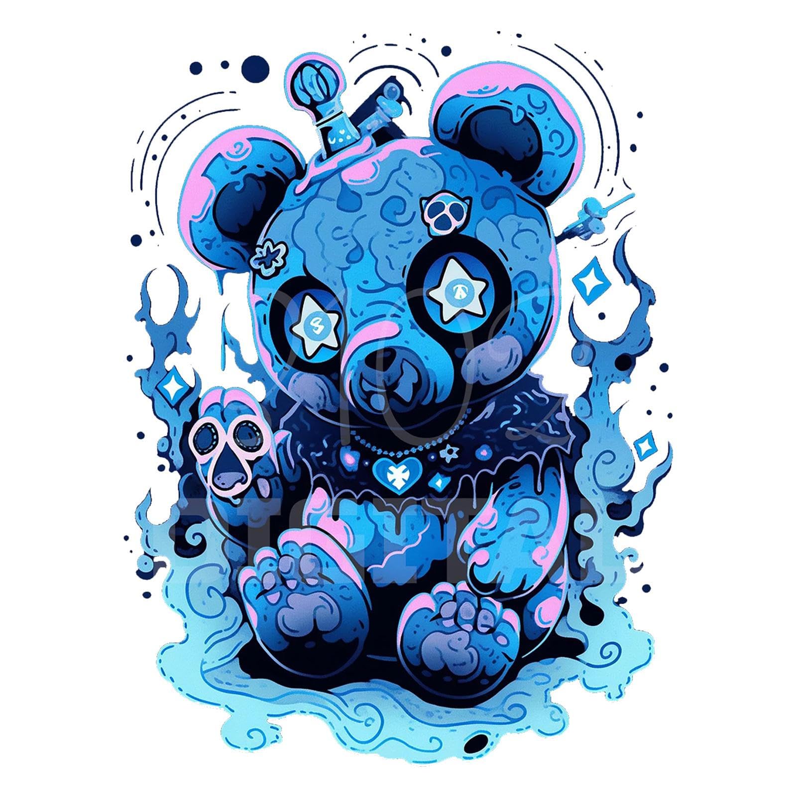 Scary Cartoon Teddy Bear