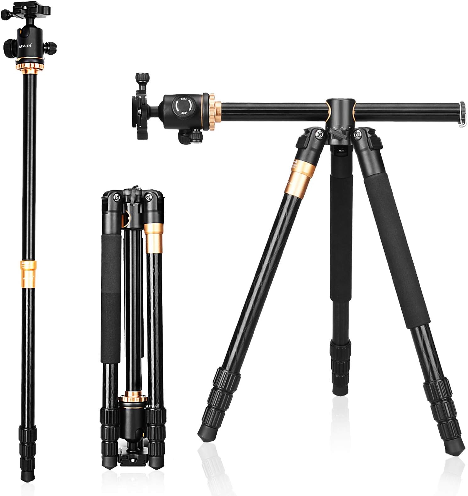 Beschoi Stativ Profi Kamerastativ Reisestativ leicht Videostativ aus ...