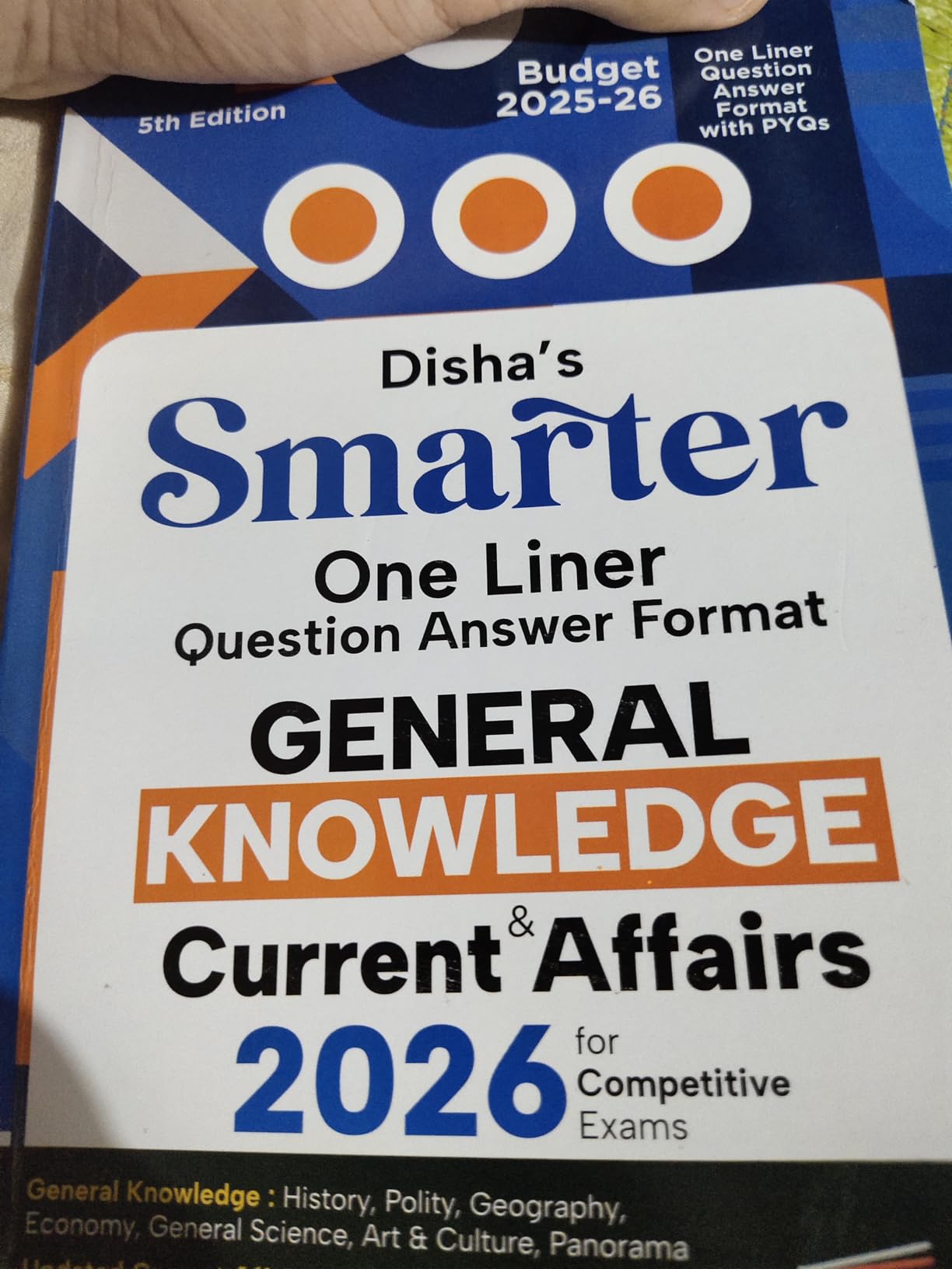 Disha's SMARTER One Liner Question Answer Format General Knowledge ...