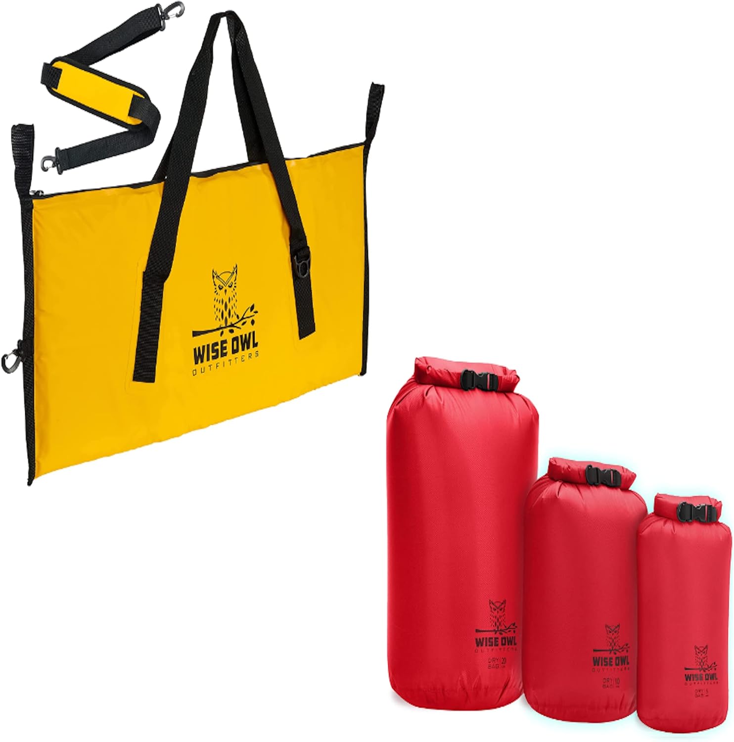 Amazon.com: Wise Owl Outfitters Dry Bag and Insulated Fish Bag - 3 PK ...