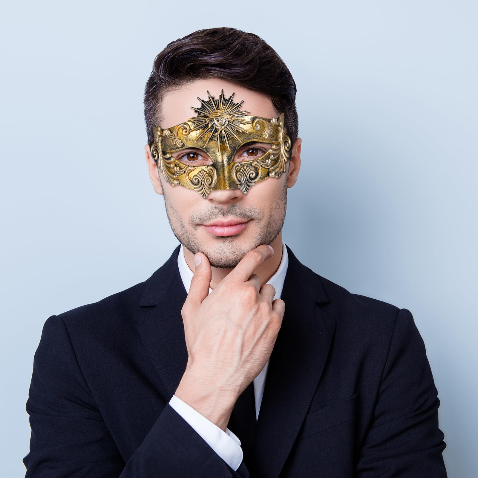 Oidea Masquerade Masks for Men: Ancient Greek Egyptian Roman Sun God ...