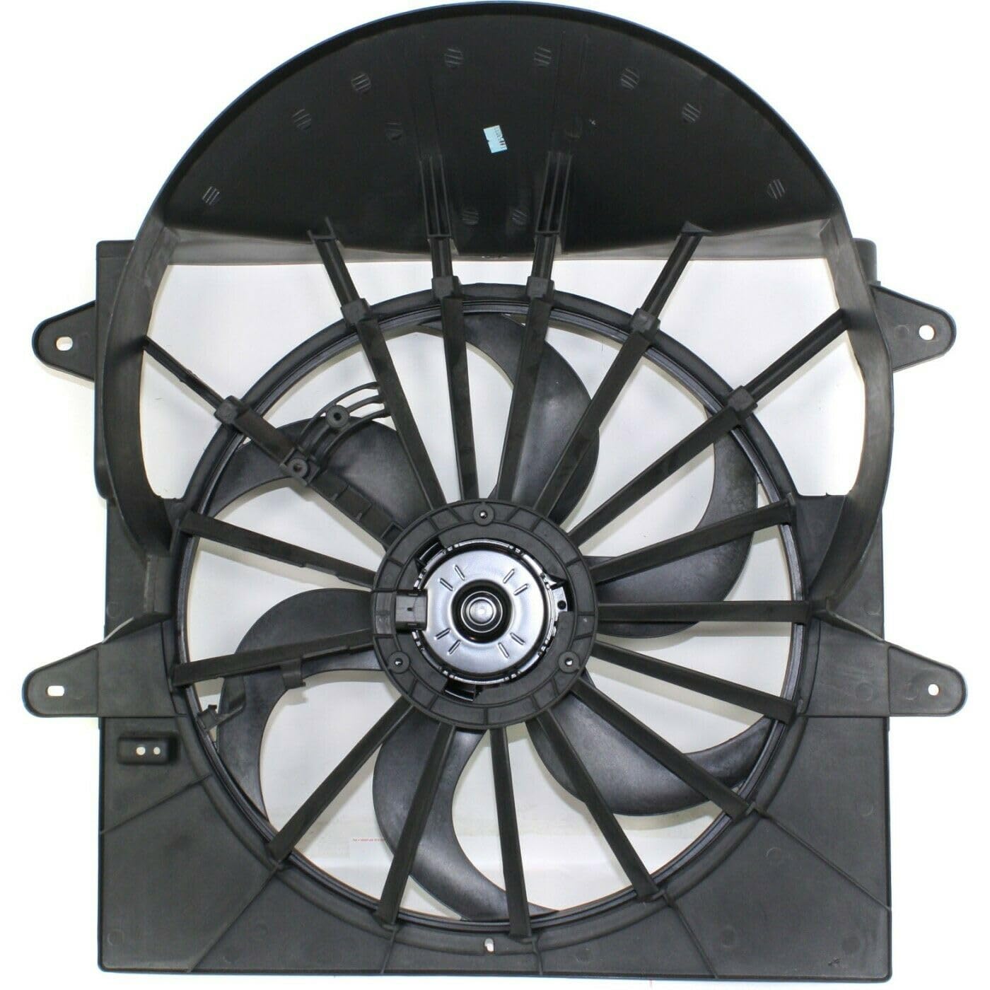 3.7L 4.7L Jeep Fan Replacement JITUIHOM Dual Radiator Cooling Fan Blade ...