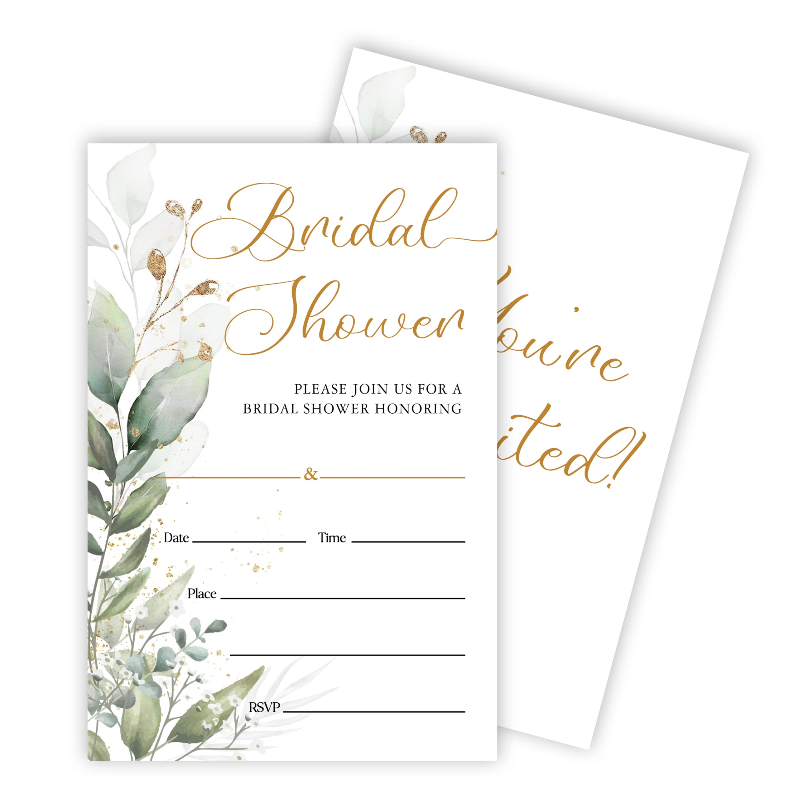 Amazon.com : Hsupl Bridal Shower Invitation Card (4"x6") - Set Of 25 ...