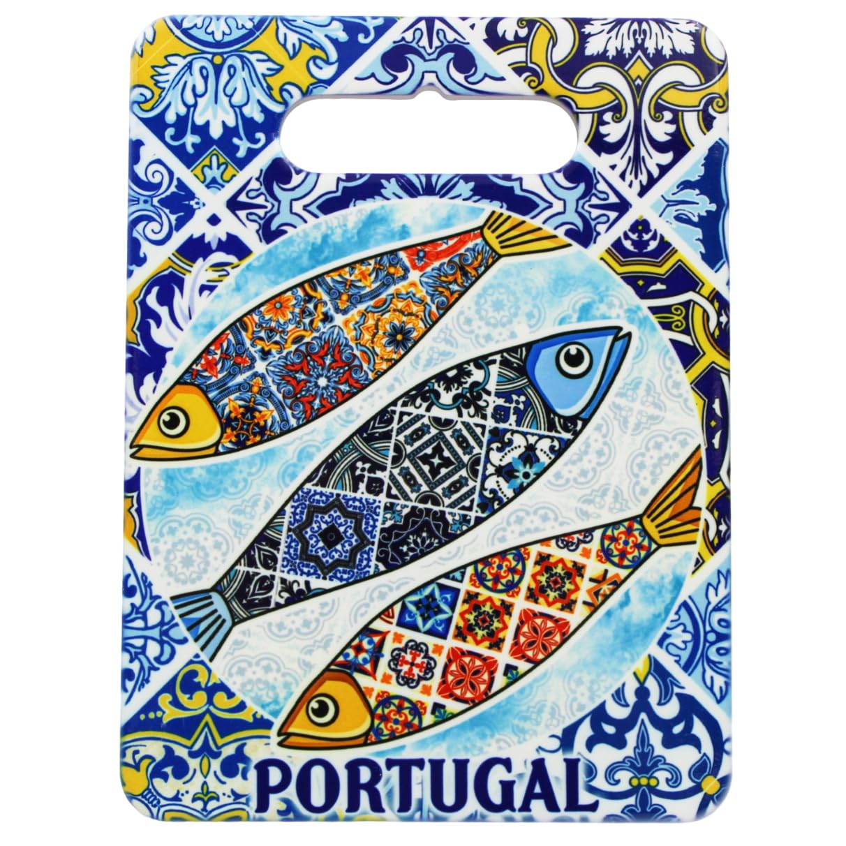Amazon.com: Gift Souvenirs Portuguese Azulejo Blue Tile Ceramic Serving ...