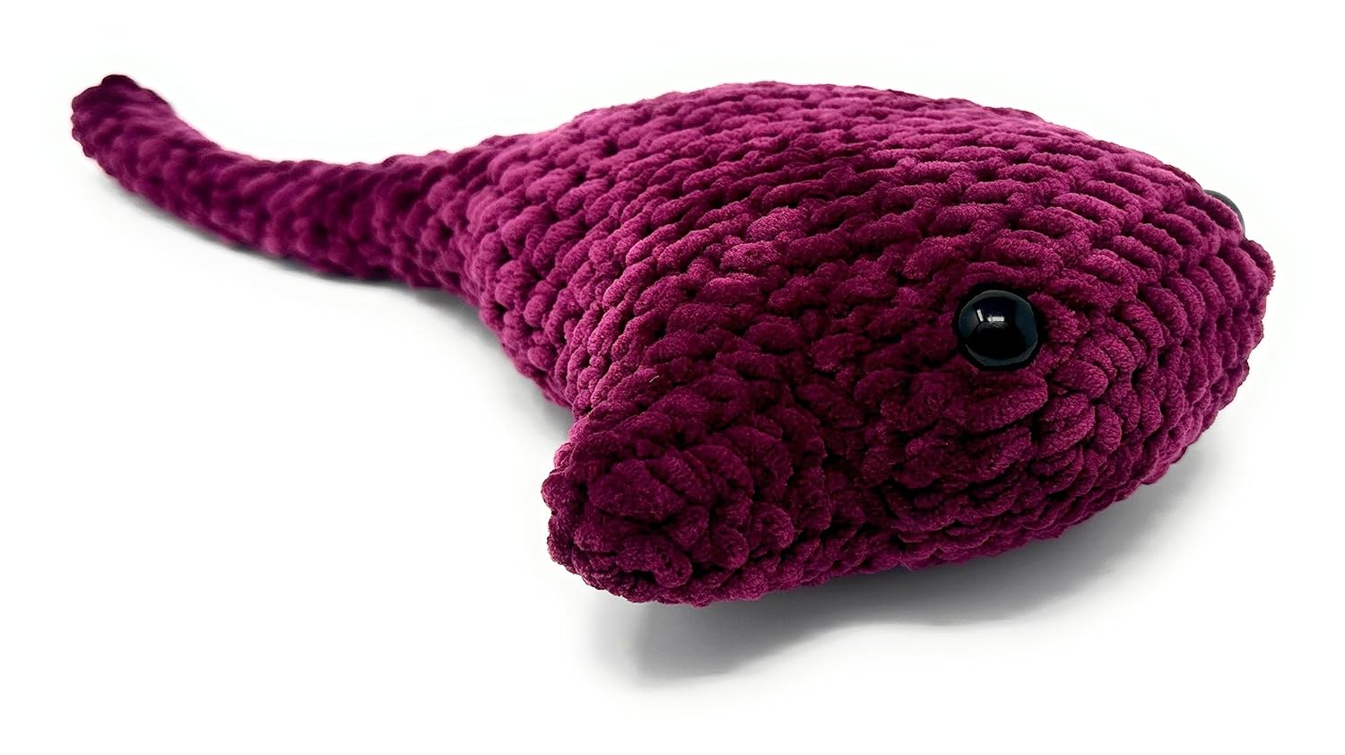 Amazon.com: Handmade Crochet Sting Ray Stuffed Animal Toy Plush, Cozy ...