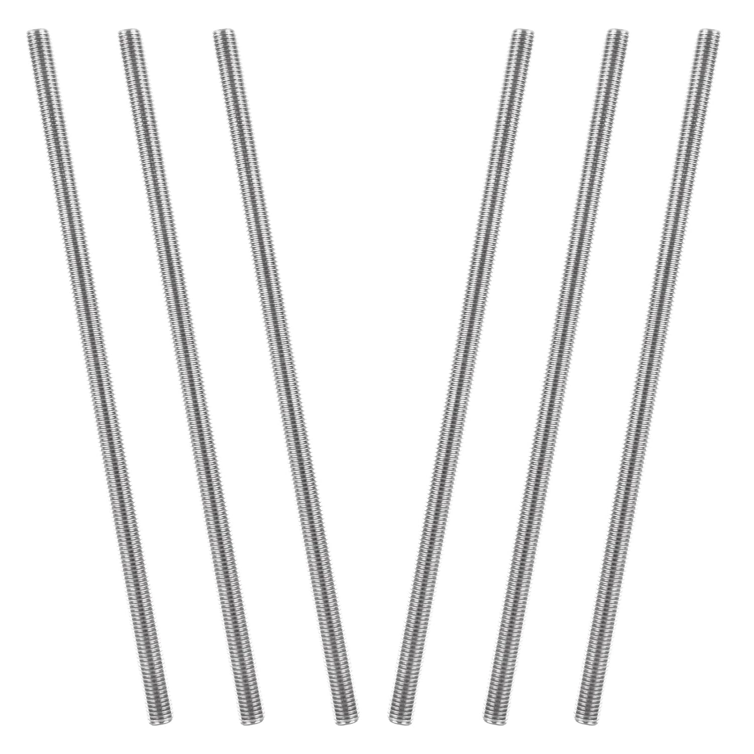 GBACHOOSE 6 Pcs M10 x 250mm Fully Threaded Rods, 304 Stainless Steel ...