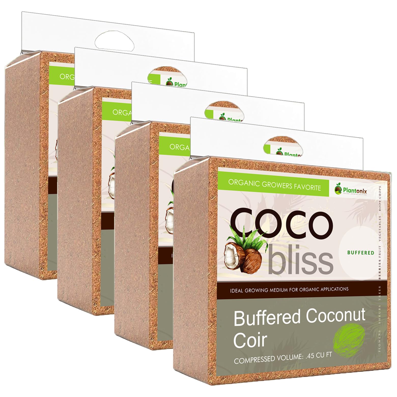 Buy Buffered Coco Bliss (40lbs) - 100% Buffered Coco Coir Pith ...