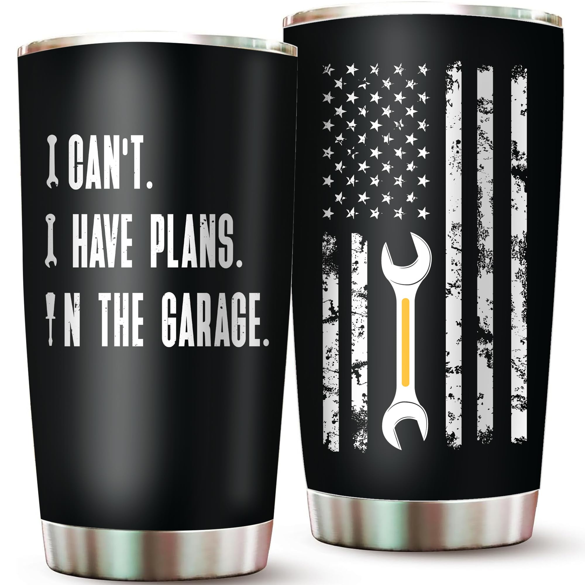 Amazon.com | I Cant I Have Plans In The Garage Tumbler Mechanic Gifts ...
