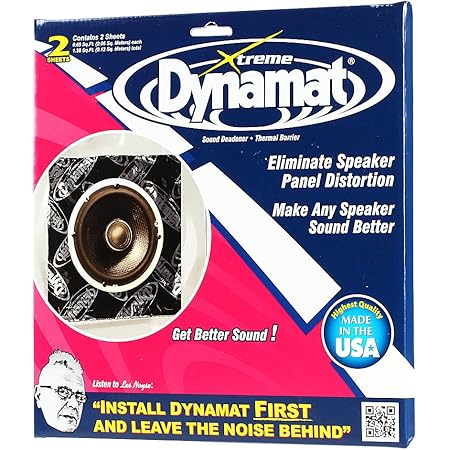 Dynamat 10415 Xtreme Speaker Kit - Sound Deadening and Audio Enhancing ...