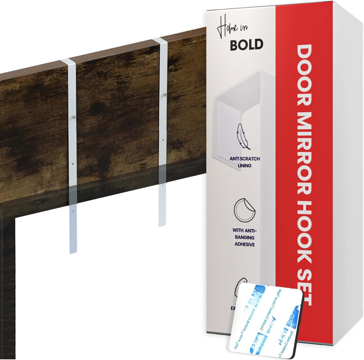 Amazon.com: Over-The-Door Mirror Hanger (Patent Pending)-Adjustable 14. ...