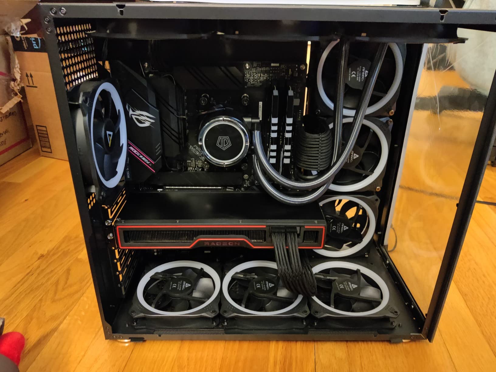 $15/mo - Finance PC CASE ATX Gaming PC Cases ，Mid-Tower USB 3.0 with ...