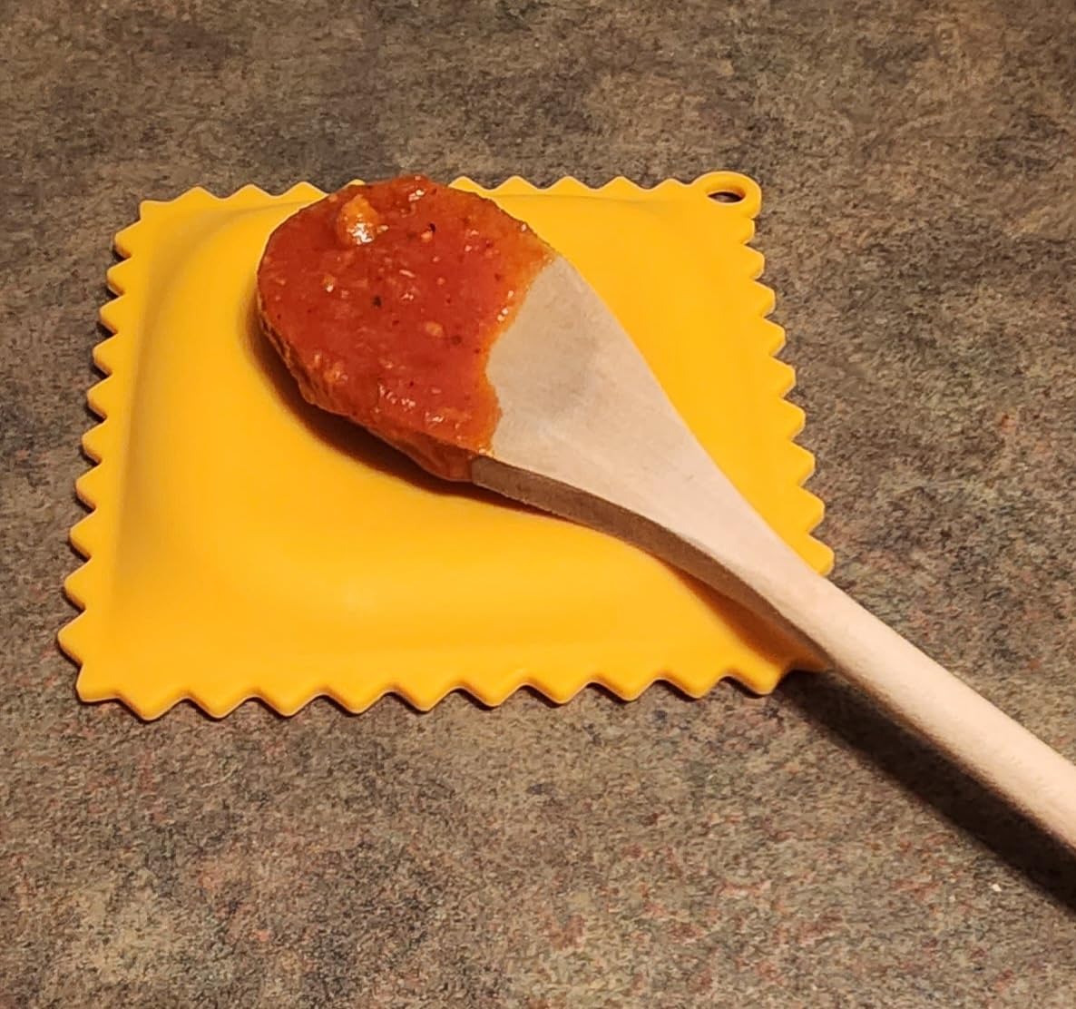 Ravioli-Shaped Spoon Rest | Spoon Rest for Kitchen Counter | Cool ...