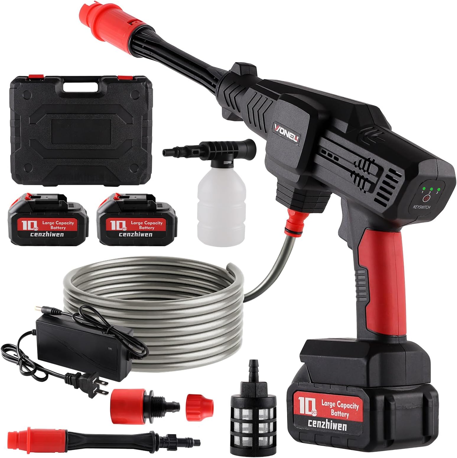 Amazon.com : Cordless Pressure Washer Portable Electric Power Washer ...